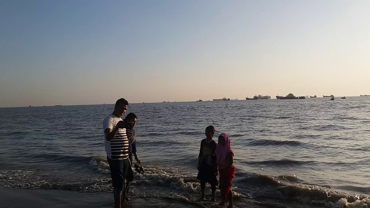 Potenga Sea Beach, গোধূলি বেলায় পতেঙ্গা সমুদ্র সৈকত - YouTube