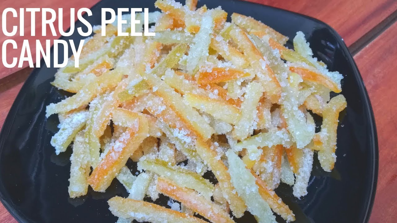 Citrus Peel Candy | Orange Peel Mosambi Peel Candy - YouTube