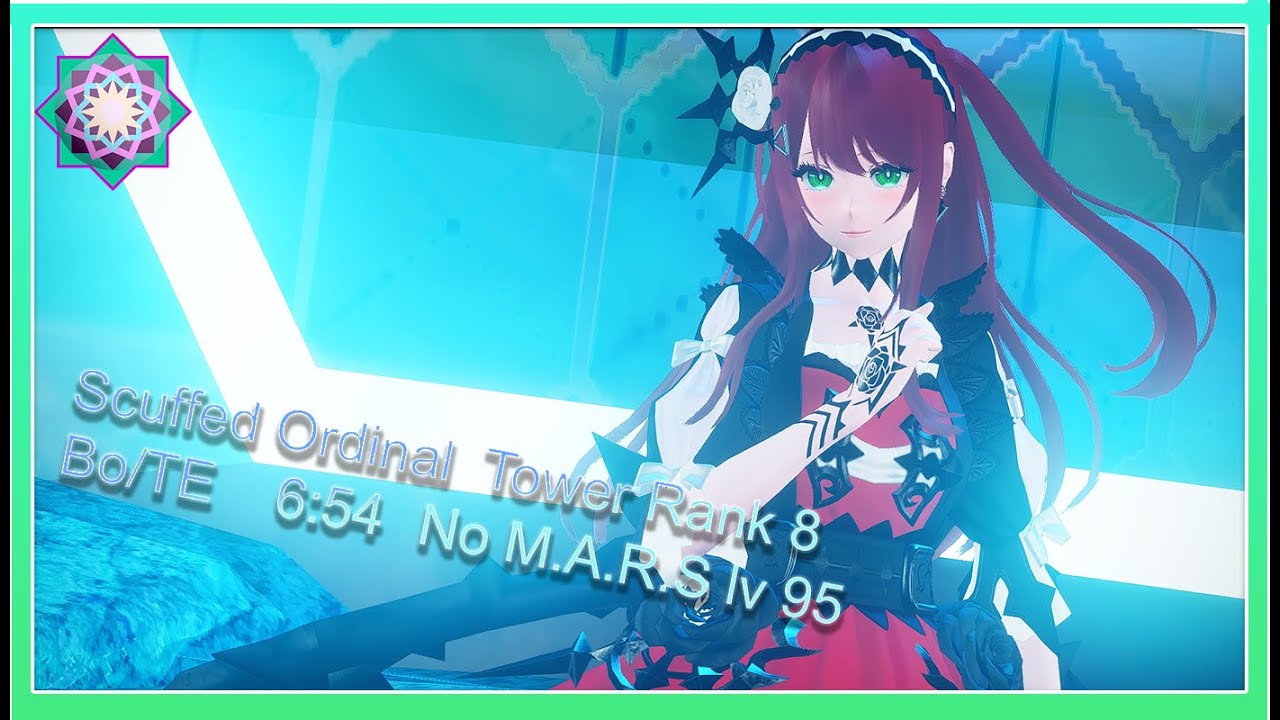 [PSO2 NGS] Ordinal Tower Rank 8 BoTe 6:54 (No M.A.R.S Lv 95) 序列塔ランク8 ...