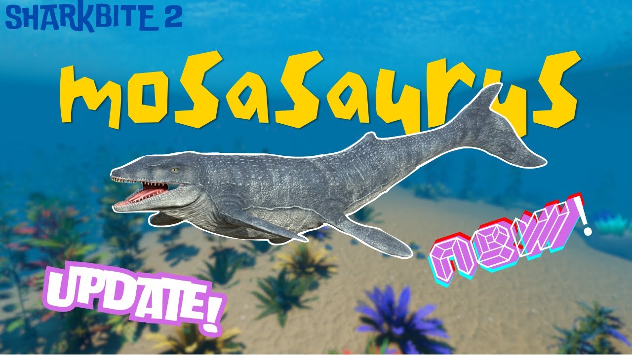 Playing as the MOSASAURUS in SHARKBITE 2! - YouTube