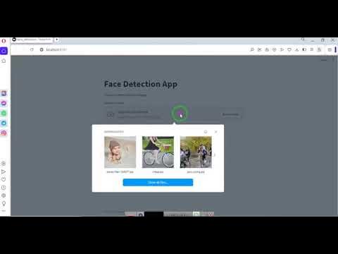 Face Detection app in python programming Artificial intelligence project - YouTube