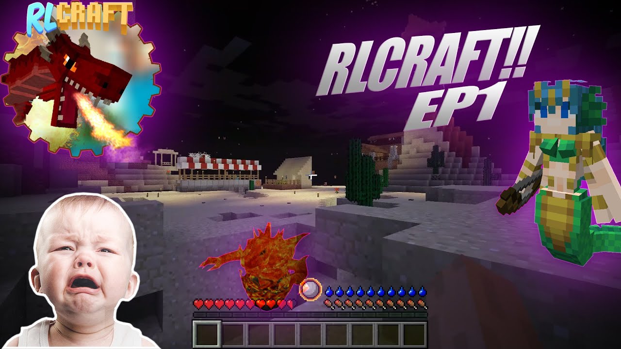 THIS GAME TRIGGERS ME EVERYTIME 😭😭 | RAGEEE | RLCRAFT MODPACK IN MINECRAFT #1 - YouTube