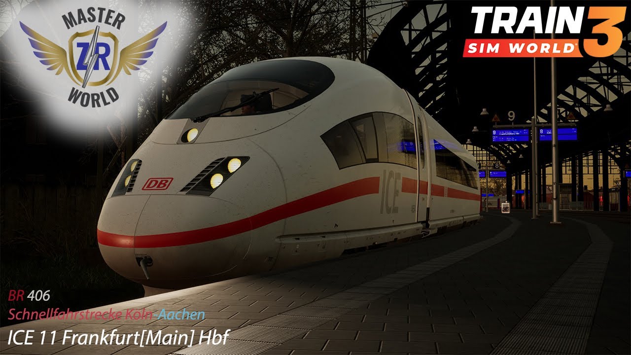 ICE 11 Frankfurt[Main] Hbf - Schnellfahrstrecke Köln-Aachen - BR 406 ...