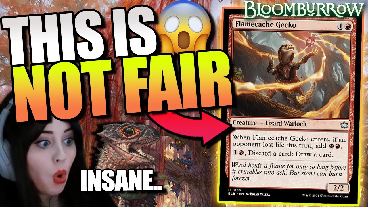 Bloomburrow Lizards are BROKEN..😳New Standard Rakdos Lizards Deck🦎MTG ...