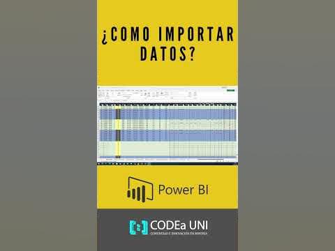¿Cómo importar datos en Power BI? - YouTube
