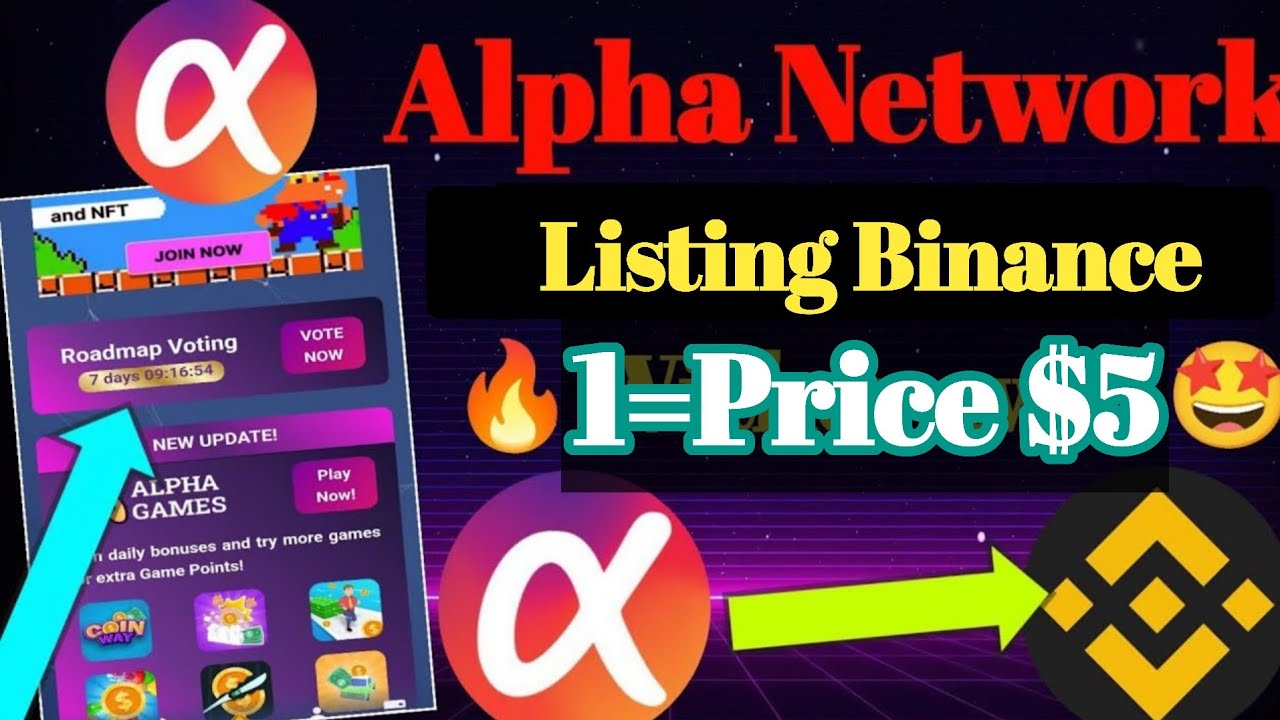 Alpha Network Listing Binance | alpha coin Price $5 | alpha network ...