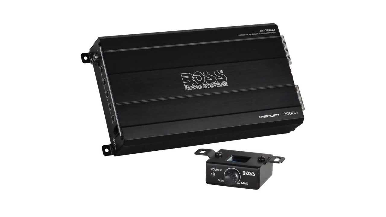 3000 Watt Mono Amplifier | Boss DST3000D - YouTube