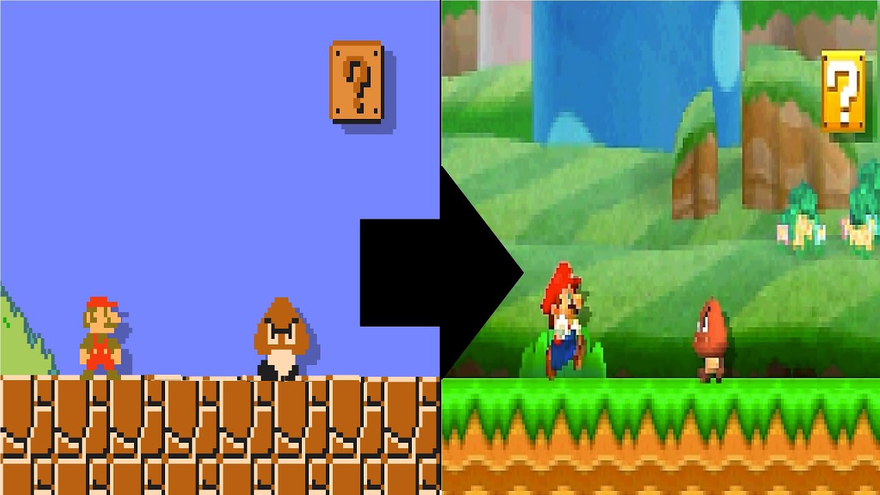 Super Mario Bros Remastered HD: NEW Super Mario Bros Style - YouTube