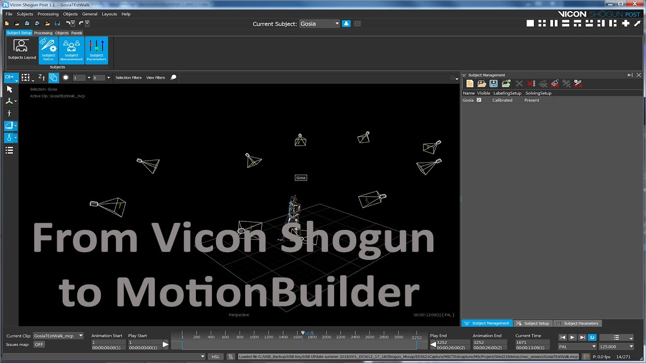Motion Capture to Motionbuilder - YouTube