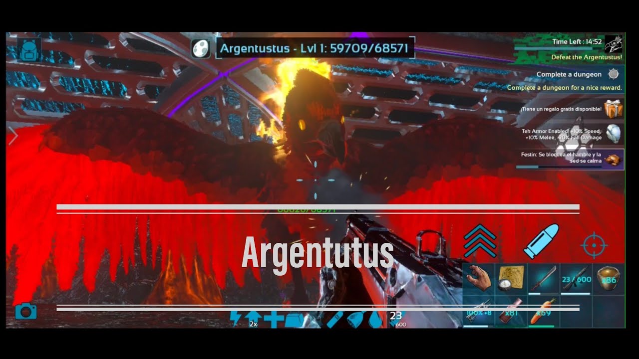 Ark Mobile Como matar al Argentutus - YouTube