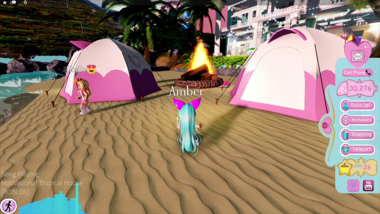 The new royal high beach house update! - YouTube
