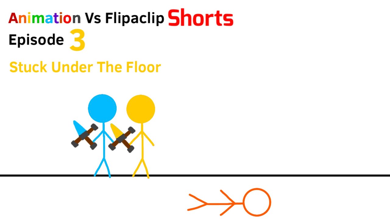 Animation Vs Flipaclip || Episode 3 || Stuck Under The Floor - YouTube