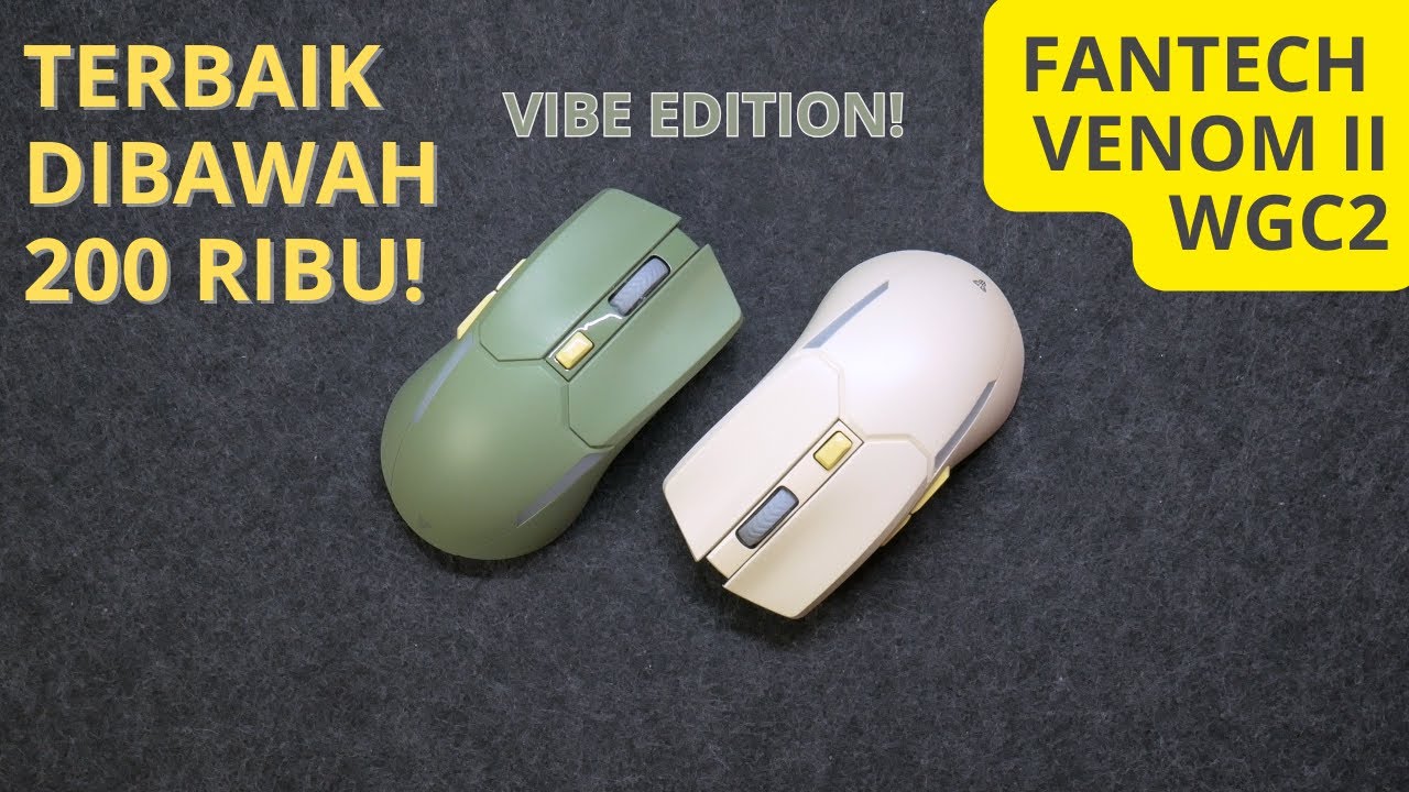 RAJA MOUSE GAMING TERBAIK DIBAWAH 200 RIBU? | Fantech Venom II WGC2 ...