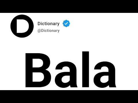 Bala Meaning In English - YouTube