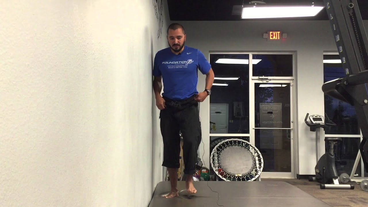 Standing Glute Medius Exercise perfect to prime Runners - Wall Push ...