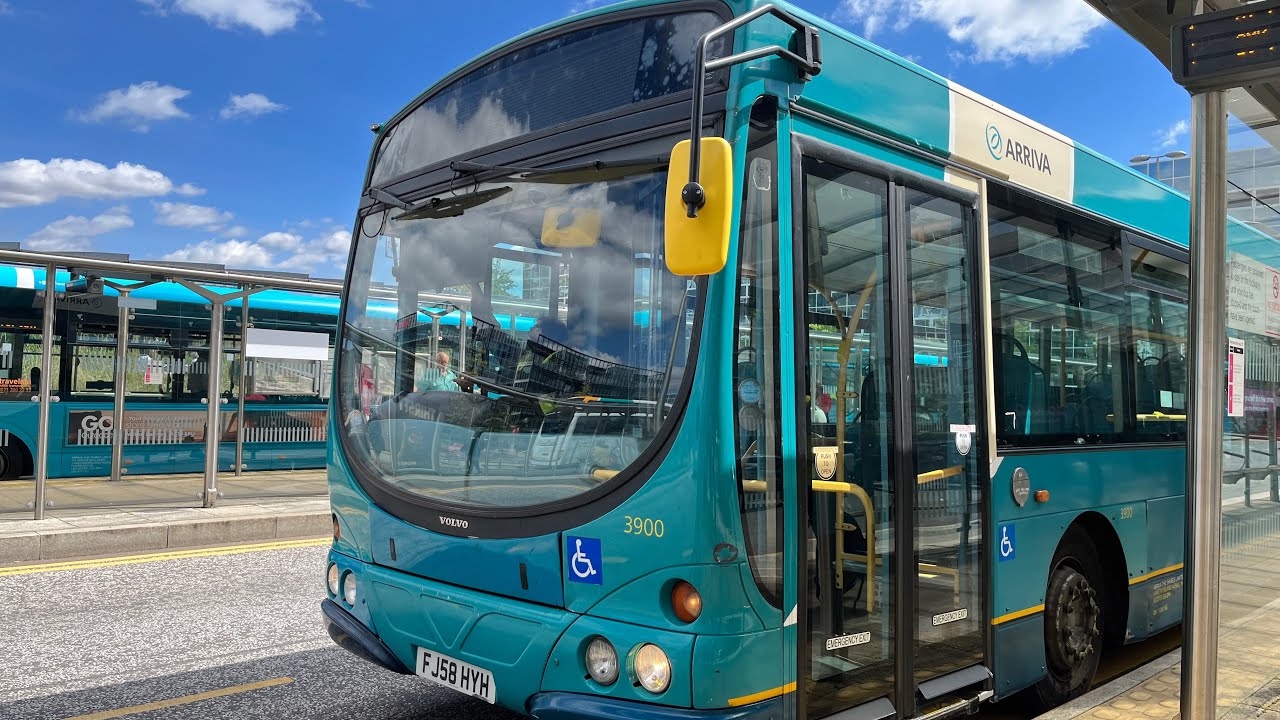 Arriva Beds & Bucks 3900 FJ58 HYH Wright Eclipse Urban/Volvo B7RLE ...