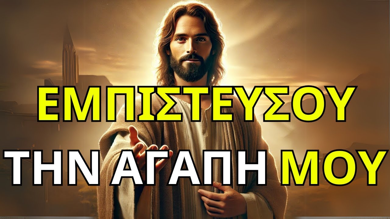 ΕΜΠΙΣΤΕΥΣΟΥ ΤΗΝ ΑΓΑΠΗ ΜΟΥ | Το Μήνυμα του Θεού Τώρα - YouTube
