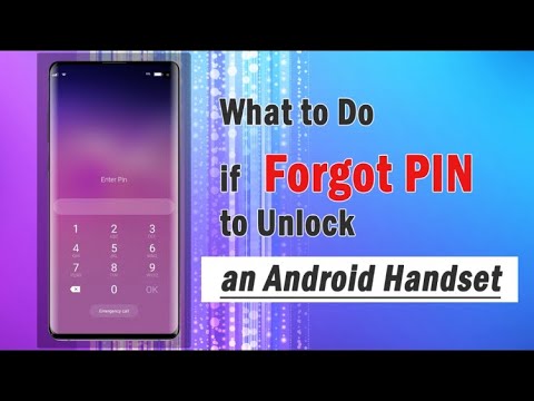 What to Do if Forgot PIN to Unlock an Android Handset - YouTube