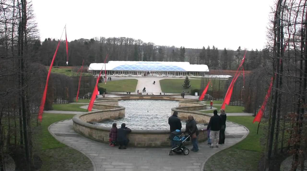 Hopkins Architects: Alnwick Gardens Visitor Centre and Pavilion - YouTube