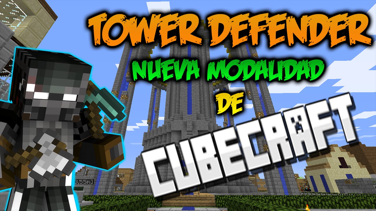 Tower Defender!!! Nueva Modalidad de Minecraft - YouTube