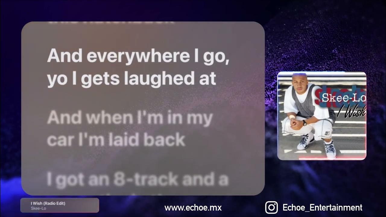 Skee Lo I Wish Karaoke Version Original Music Youtube