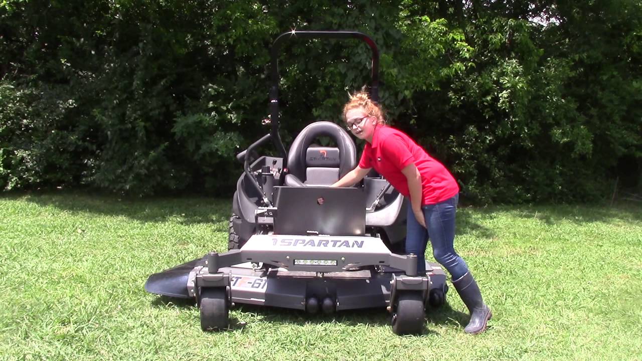 Spartan SRT-XD Zero Turn Mower 61" 36HP Vanguard Review - YouTube