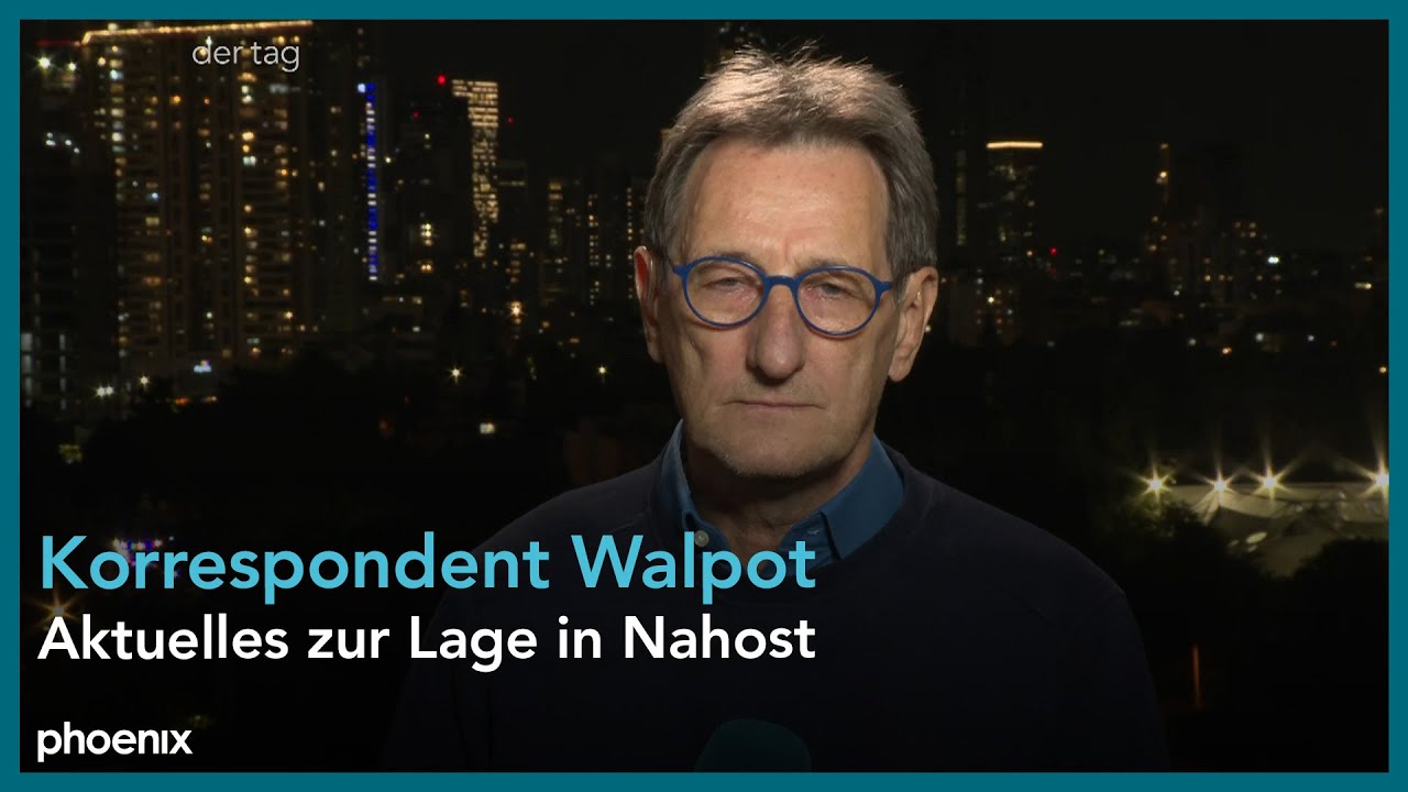 Lage in Nahost: ZDF-Korrespondent Luc Walpot aus Tel Aviv | 29.11.2023 - YouTube