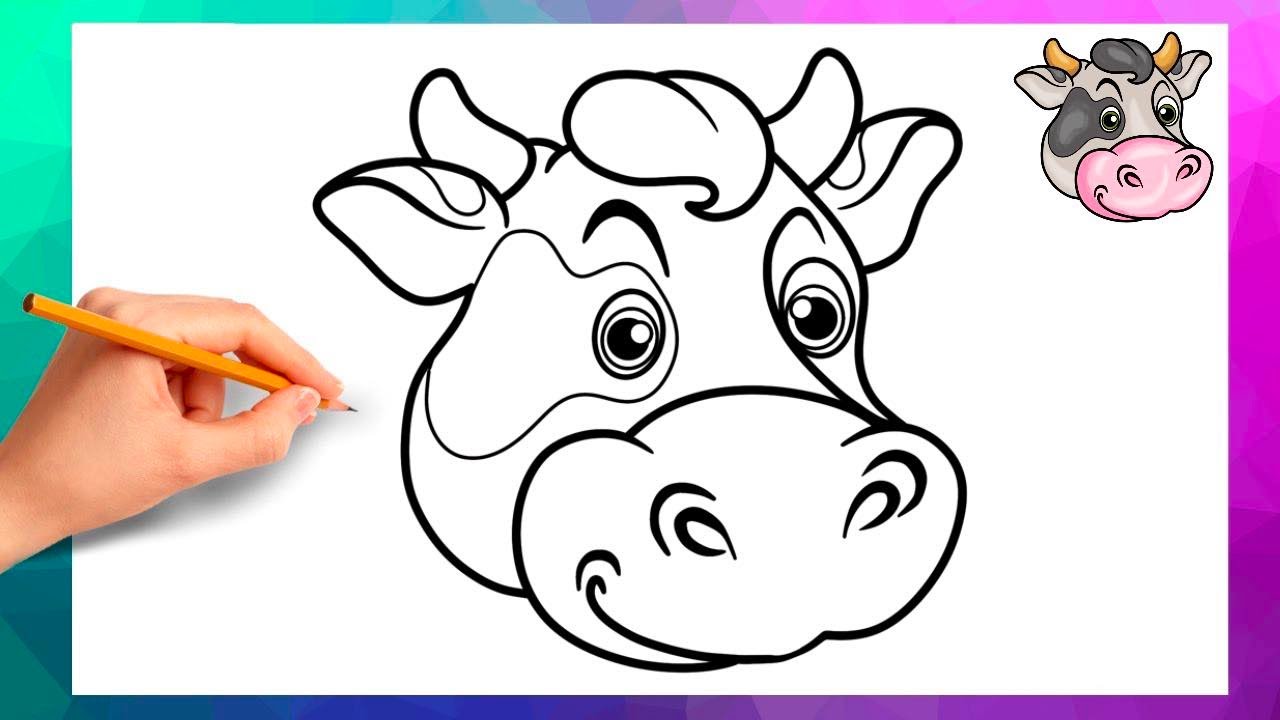 Cum se Deseneaza o VACUTA Usor de desenat Pas cu Pas pentru Incepatori ...