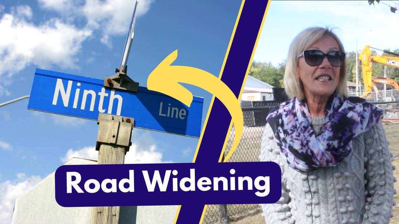 A Minute Or Two With Sue | Ninth Line Road Widening - YouTube