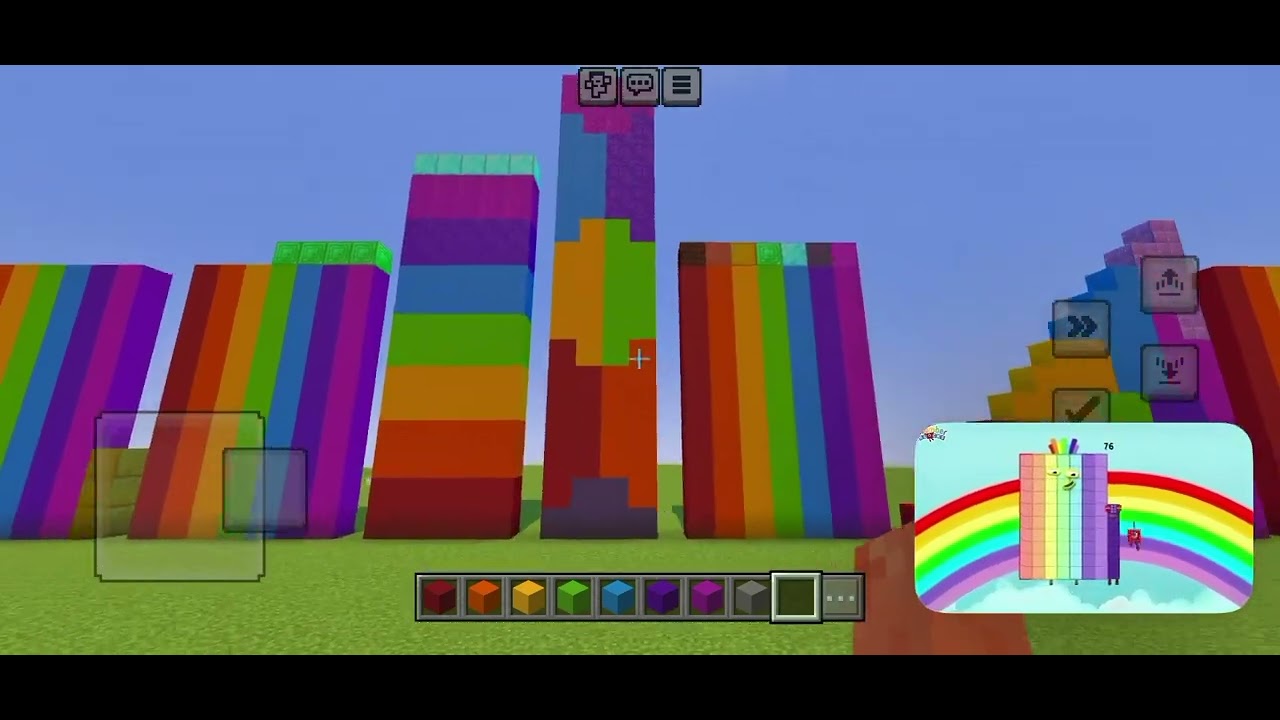 Number blocks Counting 1-100 In Minecraft (Remastered) - YouTube