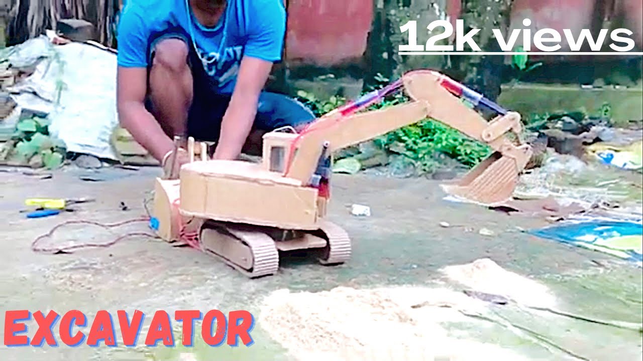 How to make Excavator #powerful easy at Home - YouTube