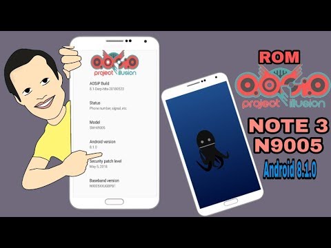 ROM NOTE 3 N9005 Android 8.1.0 AOSIP Build - YouTube