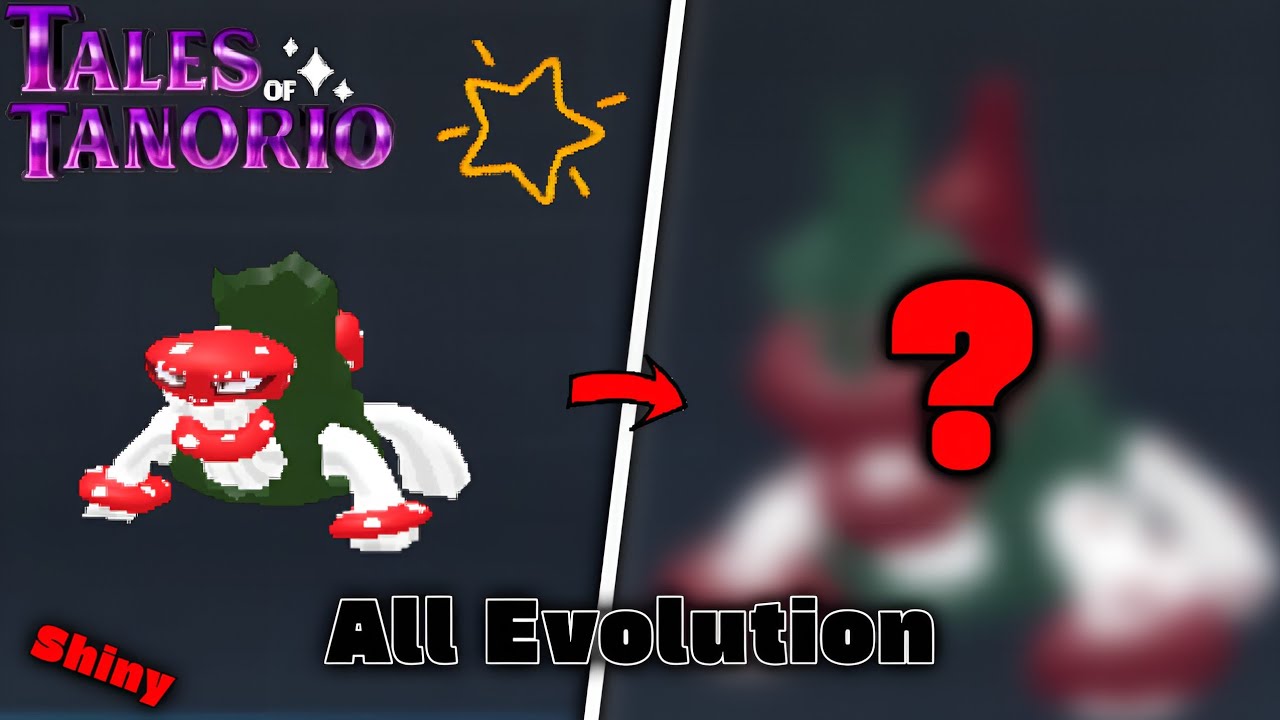 All Shiny Kashroom Evolution 【Tales Of Tanorio】 - YouTube