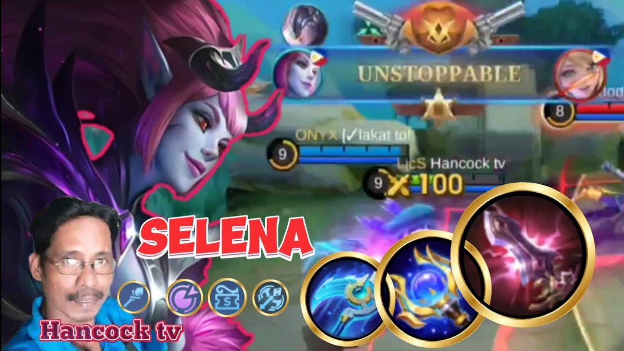 My Build For Selena Try This Item and Emblem | FULL GAMEPLAY | MLBB ...