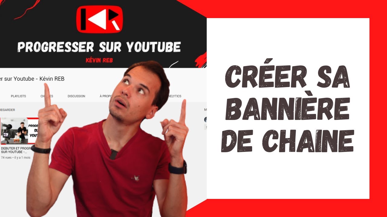 TUTO COMMENT CREER UNE BANNIERE POUR SA CHAINE YOUTUBE SANS LOGICIEL ...