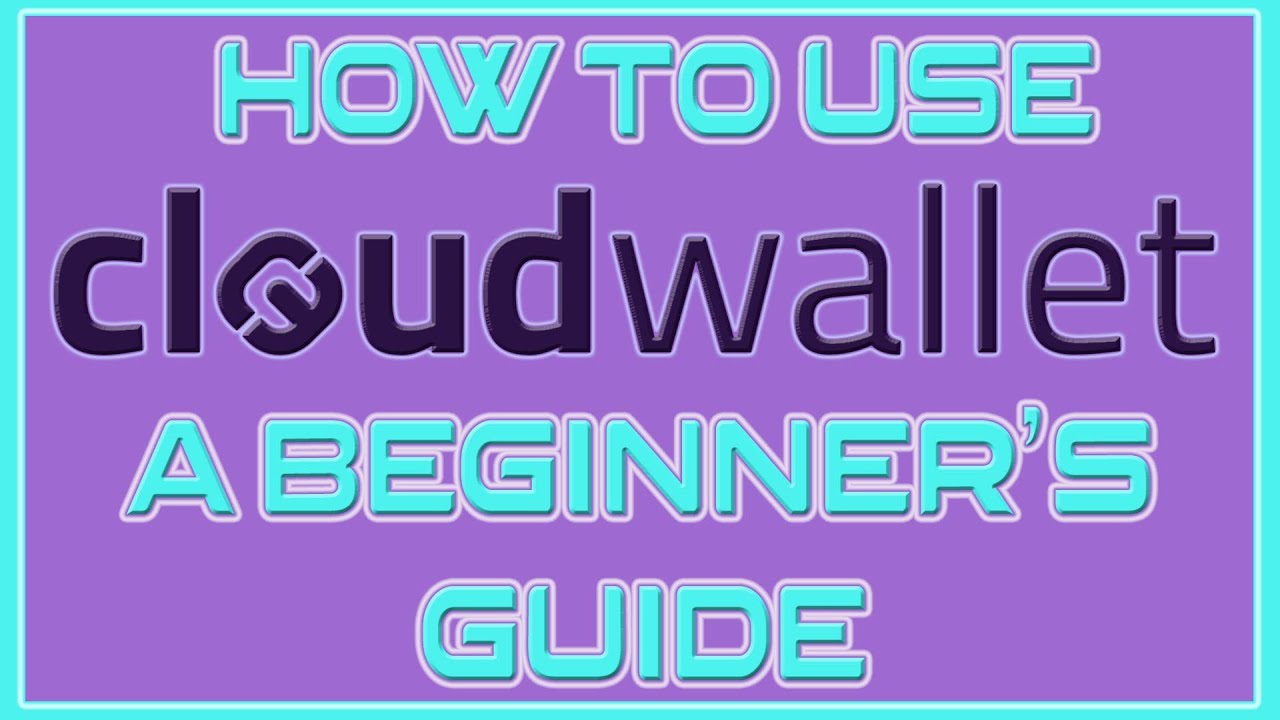 CLOUD WALLET - HOW TO USE - A BEGINNER'S GUIDE - WAX BLOCKCHAIN - YouTube