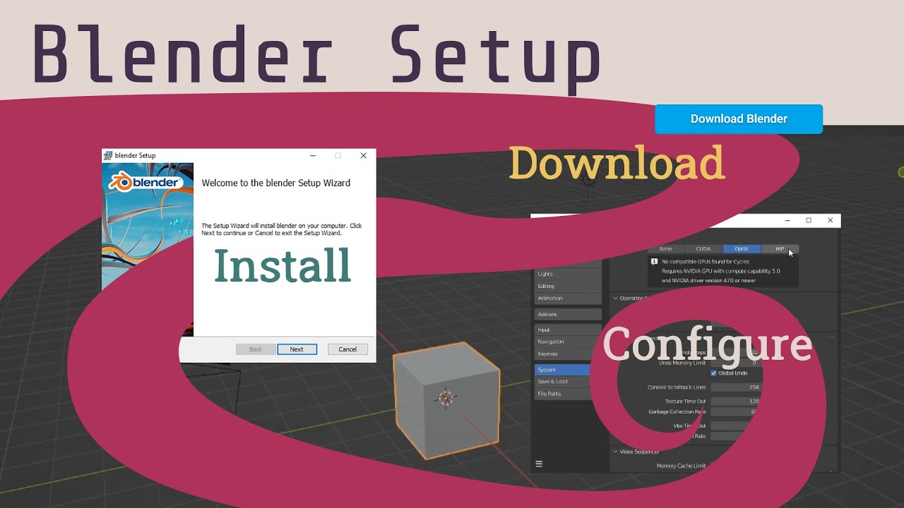 Lesson01 Blender Setup - YouTube