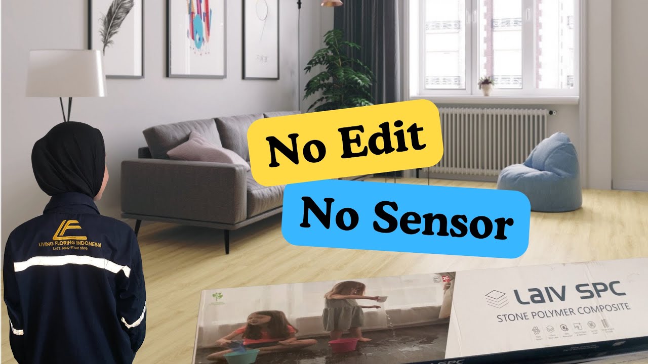 PEMASANGAN SPC NO EDIT🤩 ORIGINAL LANTAI FLOORING - YouTube