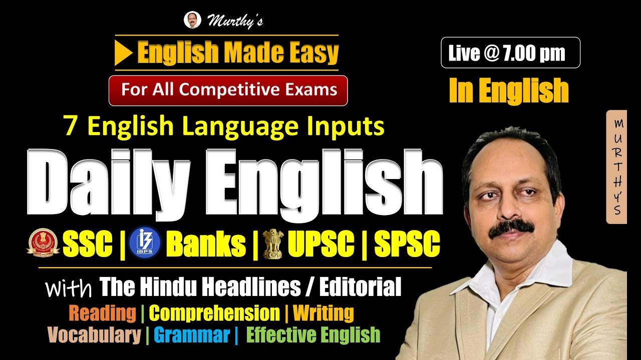 4 November, 2024 | Daily English for Competitive Exams in English ...