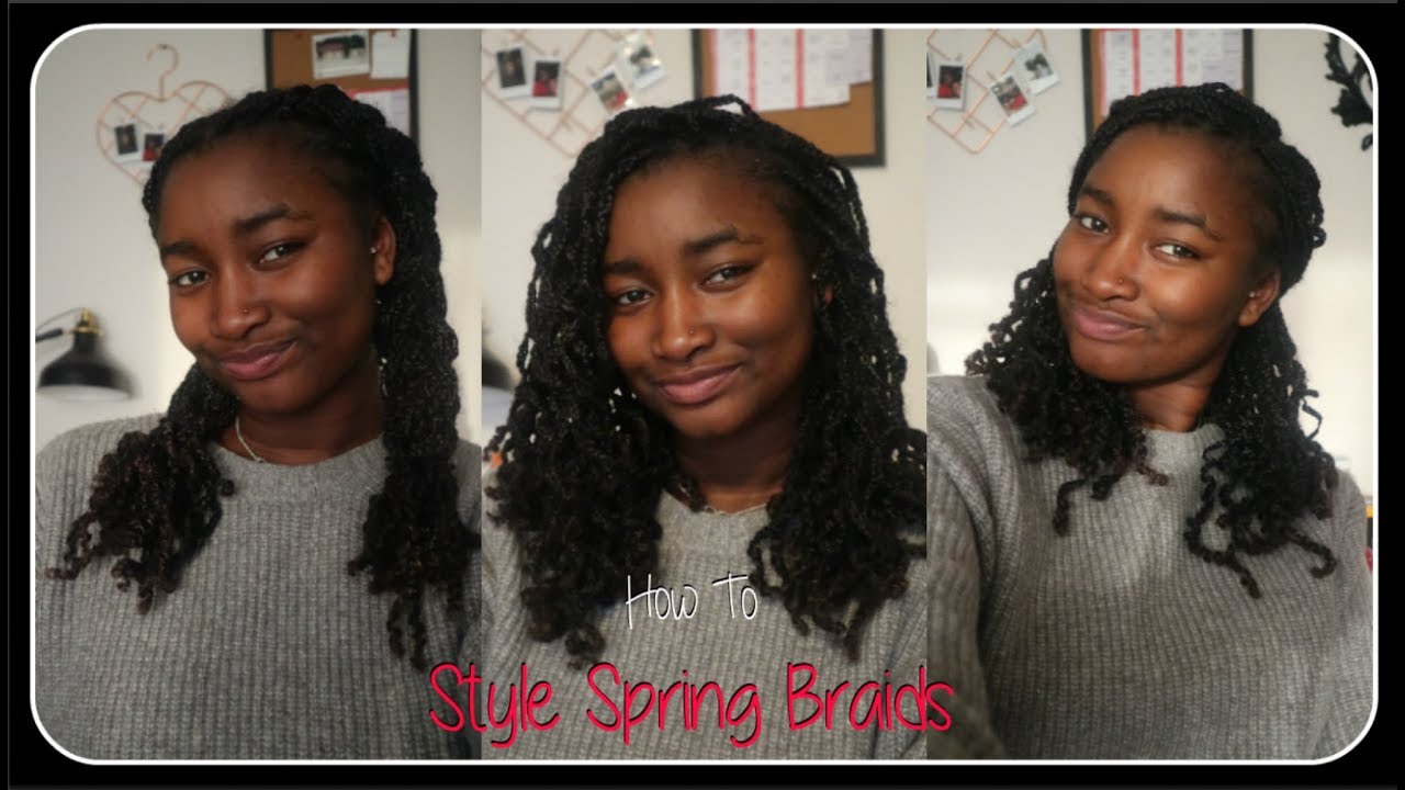 14 Ways To Style Your Spring Braids | How To Style Braids / Twists ...