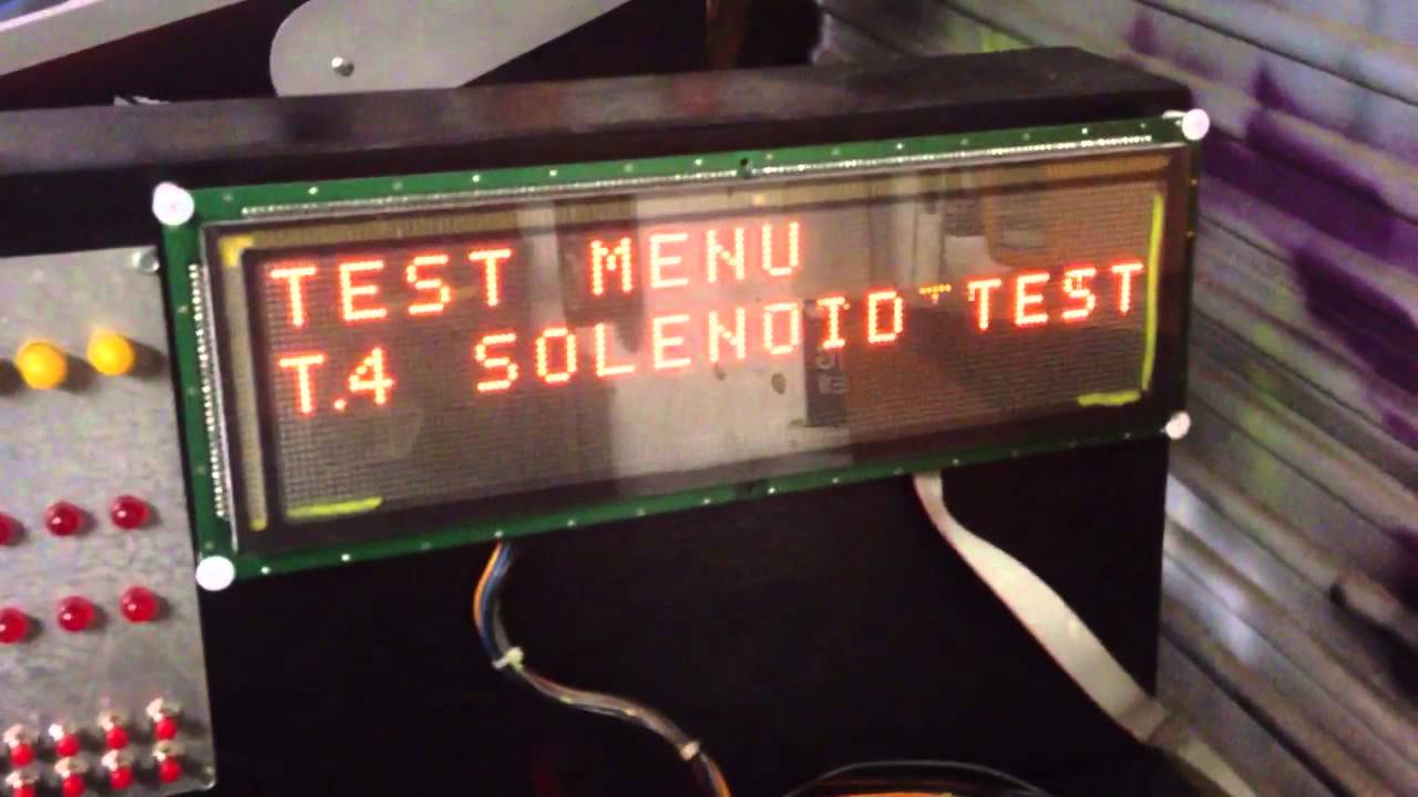 WILLIAMS WPC PINBALL TEST FIXTURE ALMOST COMPLETE - YouTube