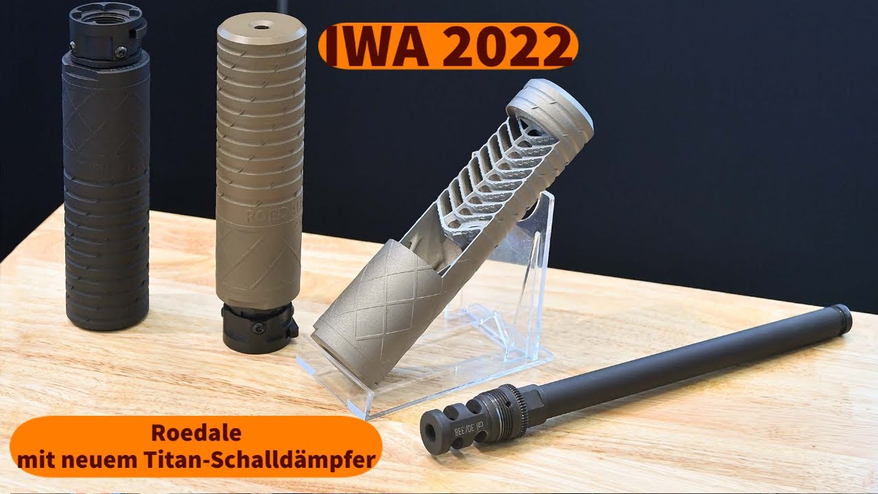 IWA 2022: Roedale mit neuem Titan-Schalldämpfer - YouTube