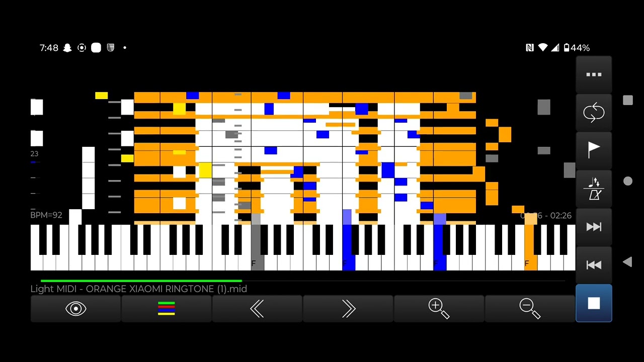 Light MIDI - ORANGE XIAOMI RINGTONE - YouTube