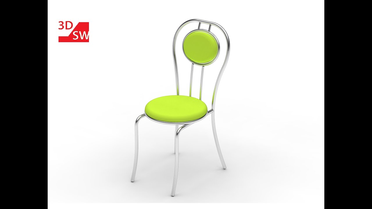 How to make a chair in SolidWorks - YouTube