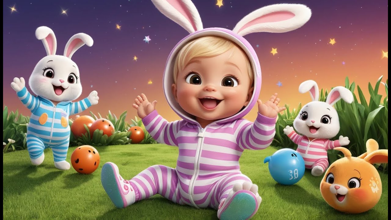 🐰 Baby Rabbits Learning Numbers in Carrot Land 🥕🎶 | Fun ABC & Numbers ...