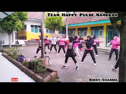 Aerobic Pemula Koreo Inti Kanan Kiri Team Happy Pulse namerah | With Zin Wiwix Djani | Shery ...