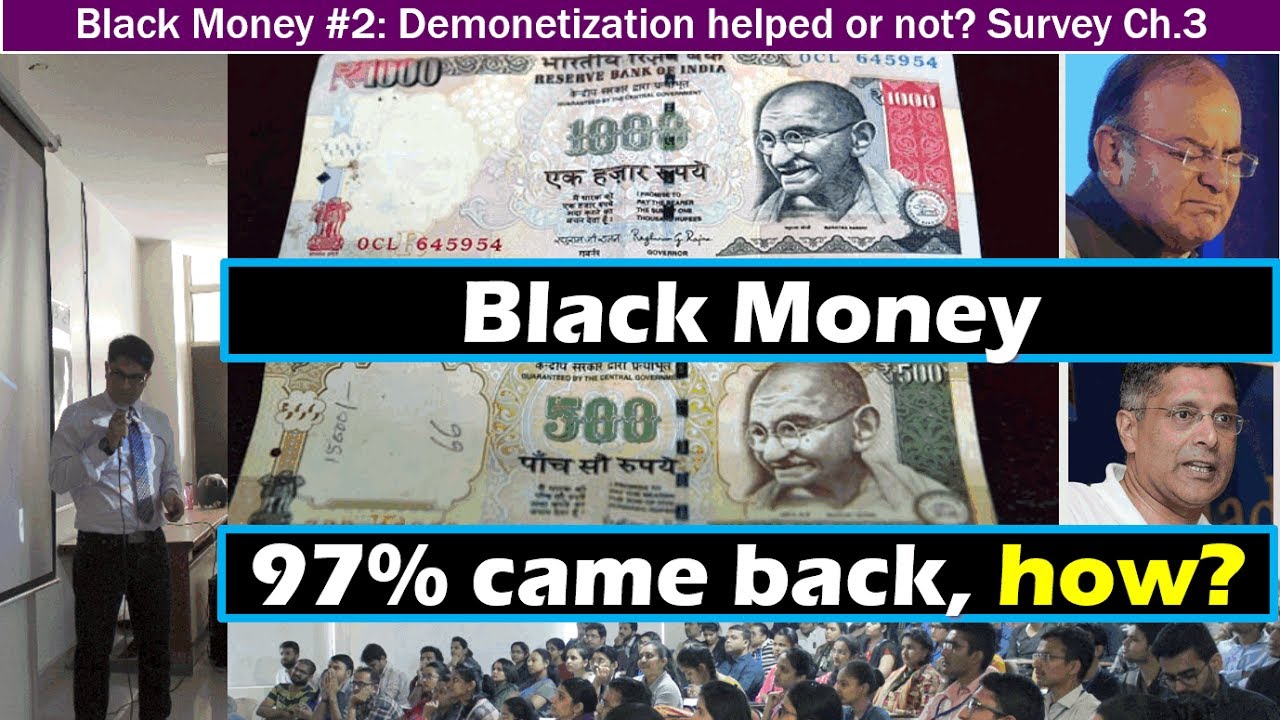 Black Money #2: Demonetization- Soil Rate, How did 97% Old Notes ...