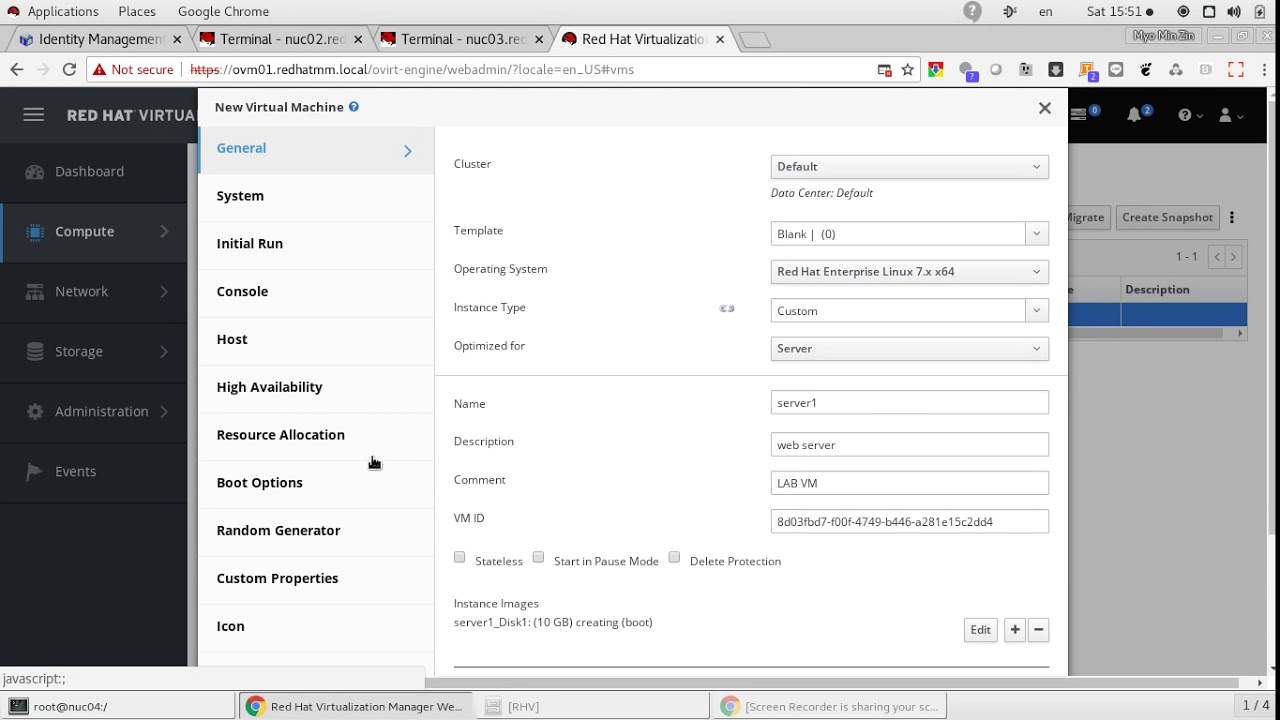 Red Hat Virtualization 4.2 - Guest OS Installation_RHEL (Part-9) - YouTube