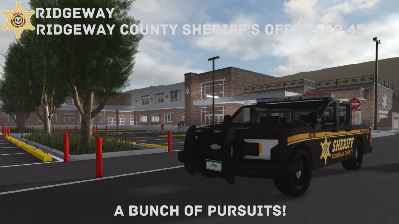 Roblox Ridgeway County | RCSO | Episode 45 | A Bunch Of Pursuits! - YouTube