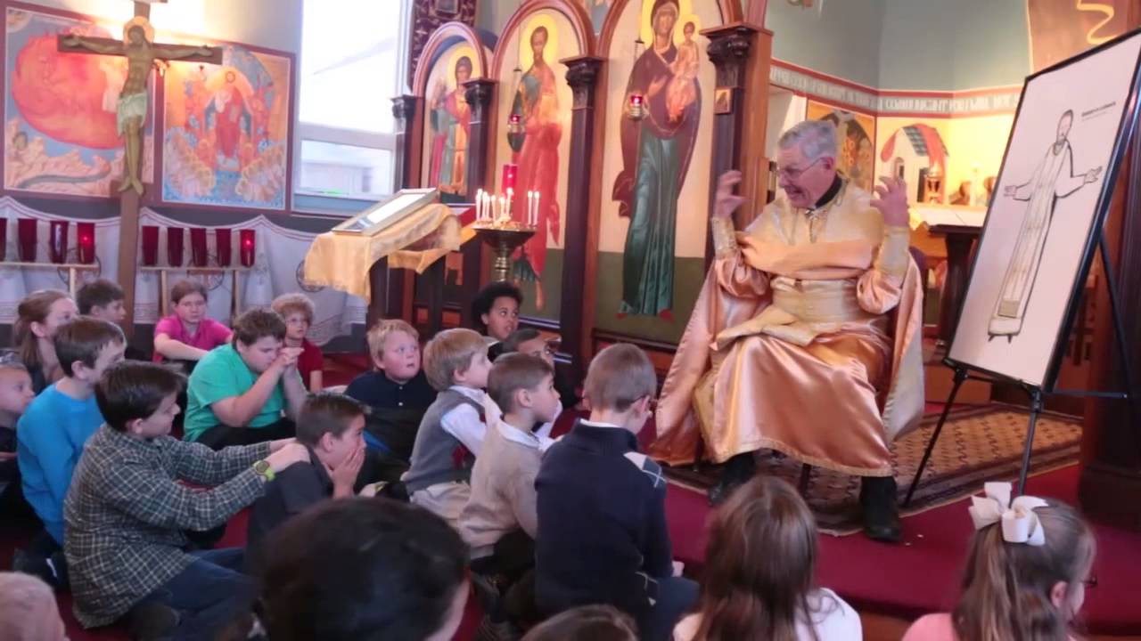 Childrens Sermon On Vesting Of The Bishop - YouTube